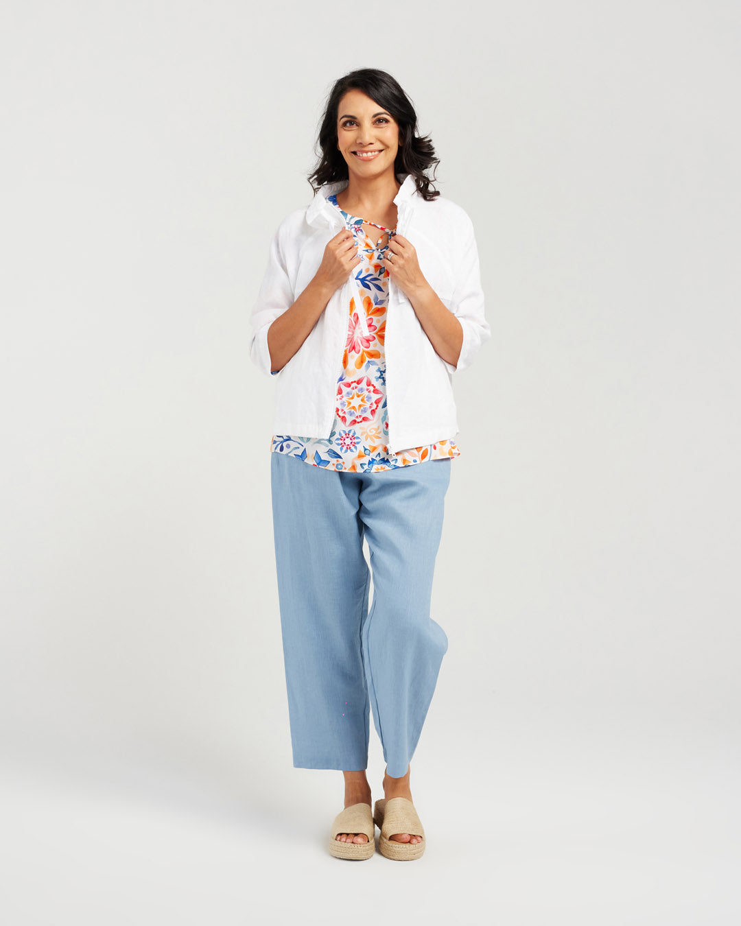 Zip Front Short Linen Jacket – Blackstone Clothing